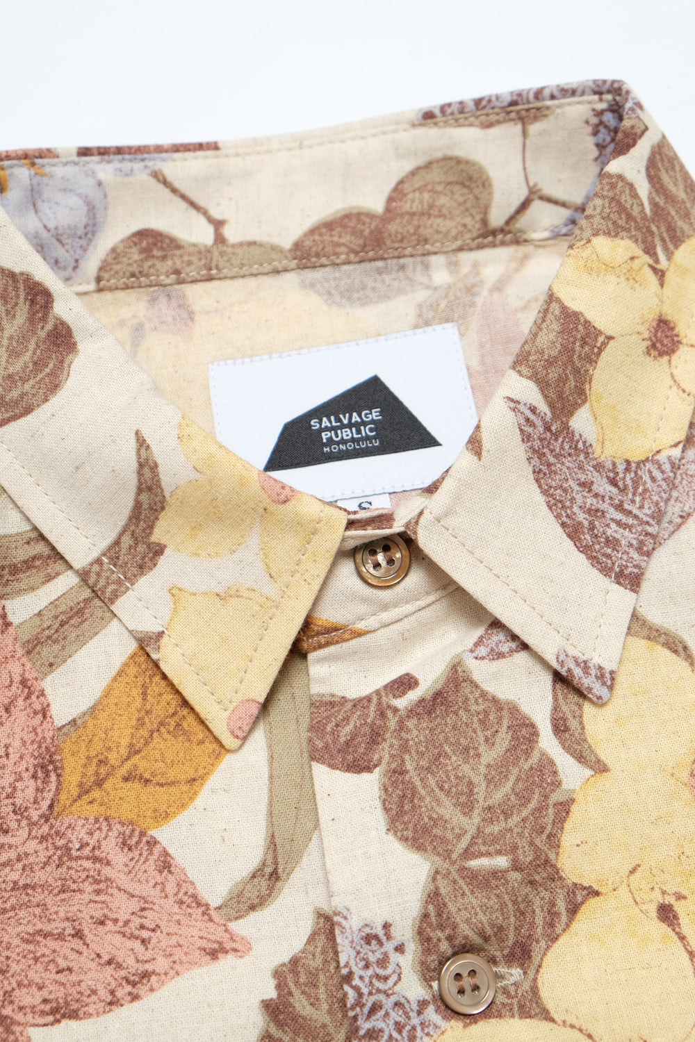 Hapa Jac Shirt - Vintage Floral - Natural